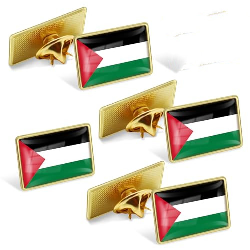 Palestine Flag Lapel Pins Bulk - Metal Palestinian National Lapel Pin ...