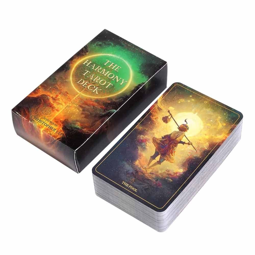 The Harmony Tarot Deck 78 Cards Tarot Fortune Telling Cards Party Board ...