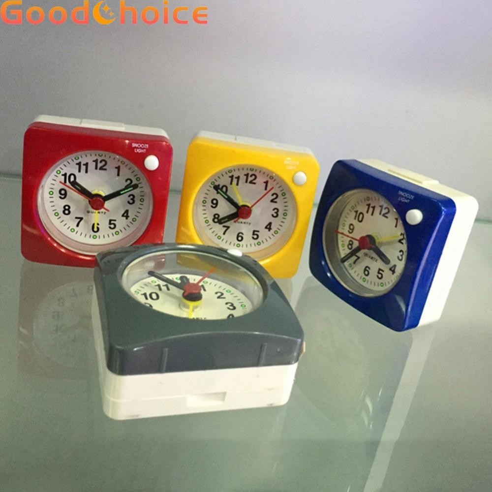 【Good】Compact Travel Alarm Clock Mini Silent Quartz Clock Lightweight ...
