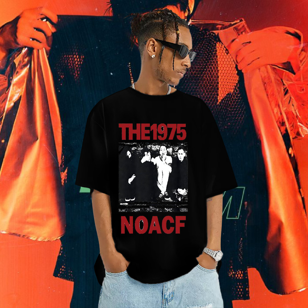 เสื้อยืด The 1975 NOACF พิมพ์ลายสุดเจ๋ง วงดนตรีร็อค สไตล์เดินทางแฟชั่น ...
