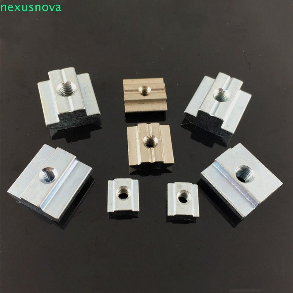 Nexusnova Nuts 2020 3030 4040 4545 อลูมิเนียมโปรไฟล์ T Block Square T Slot Nut | Shopee Thailand