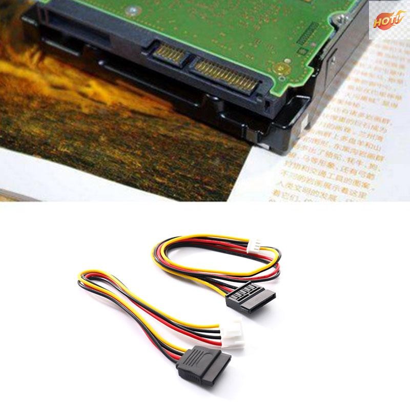 Meet SATA 15 Pin Female To 4 Pin Female FDD Floppy Adapter Hard Drive ...