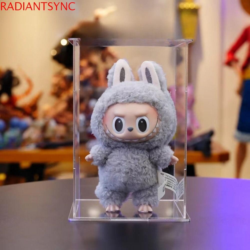 Radiantsync LABUBU กล่องเก็บตุ๊กตา,โปร่งใส DIY Hand-made LABUBU กล่องแสดง,ฝุ่นตุ๊กตาของเล่นขนาด ...