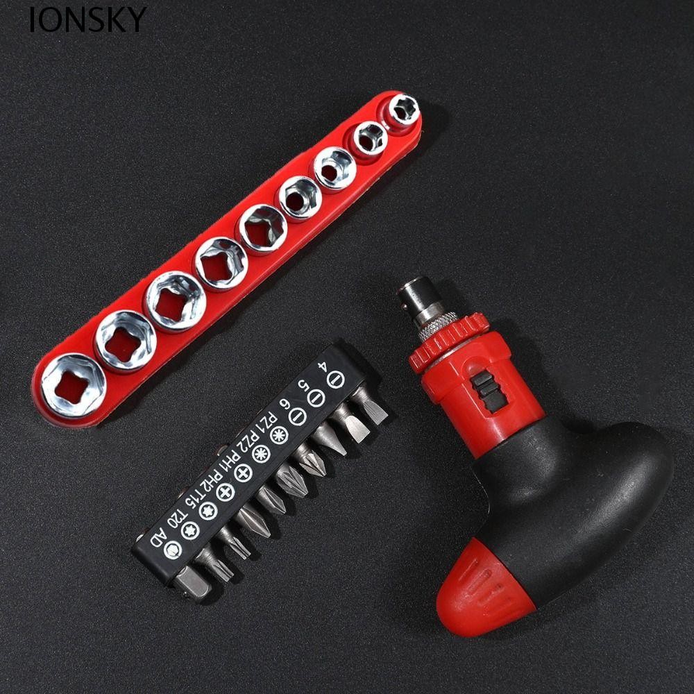 Ionsky ไขควงวงล้อ, ปรับหมุนไปข้างหน้าย้อนกลับวงล้อบิต, ทนทานคู่มือ Anti ...