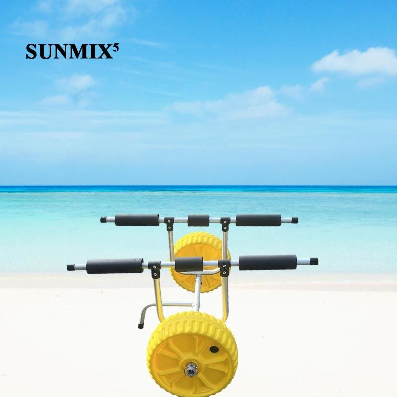 [ Kayak Cart Float Mats Universal Folding Large Weight Capacity Canoe ...