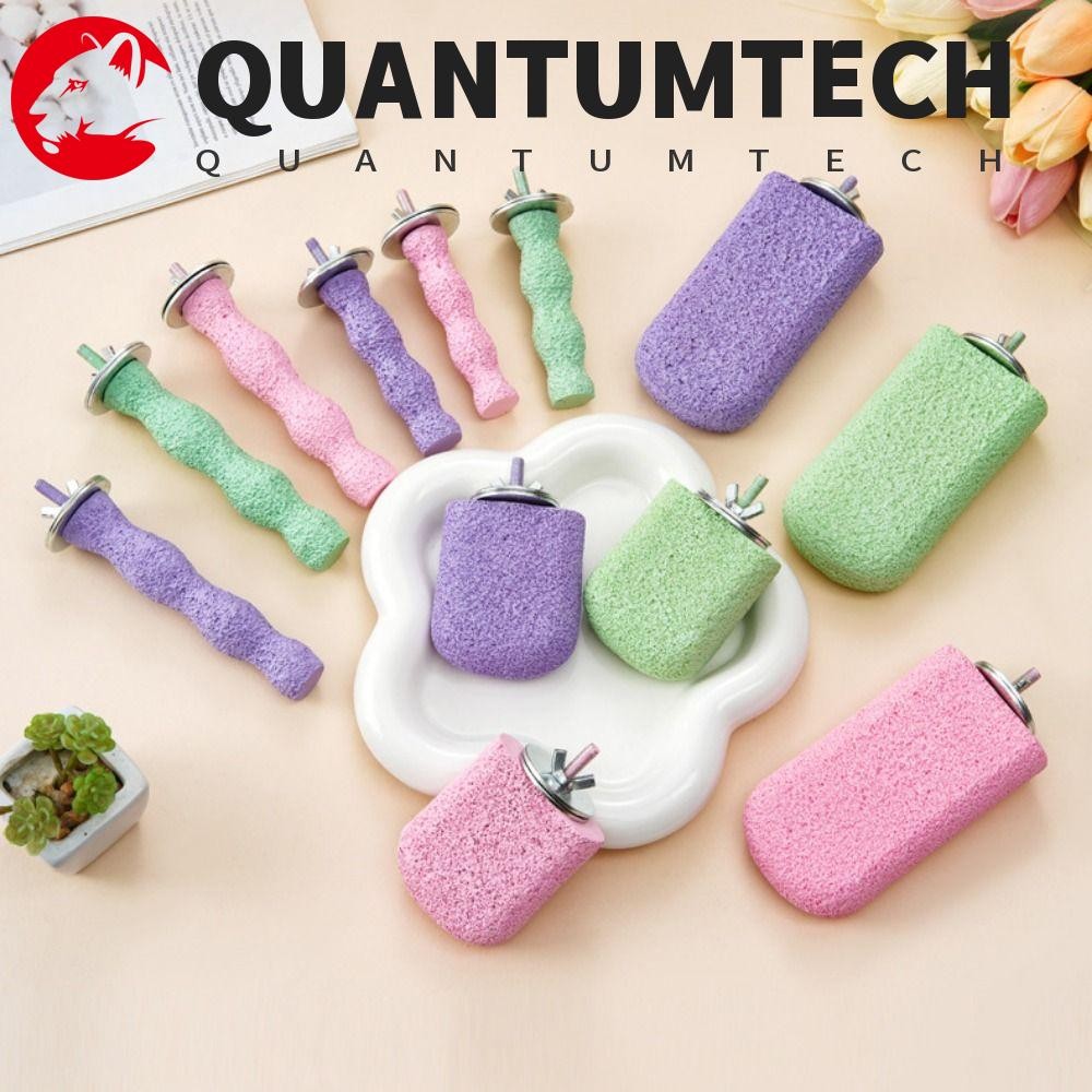 Quantumtech Claw บด Stick,เรซิ่นที่มีสีสัน Parrot Claw บด Stick,ปฏิบัติสวมใส่กัดทน Bird Perching ...