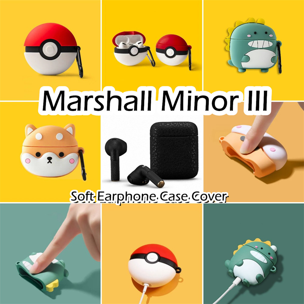 พร้อมส่ง! นําไปใช้กับ Marshall Minor III เคส Case เคสหูฟัง การ์ตูนซอก ...