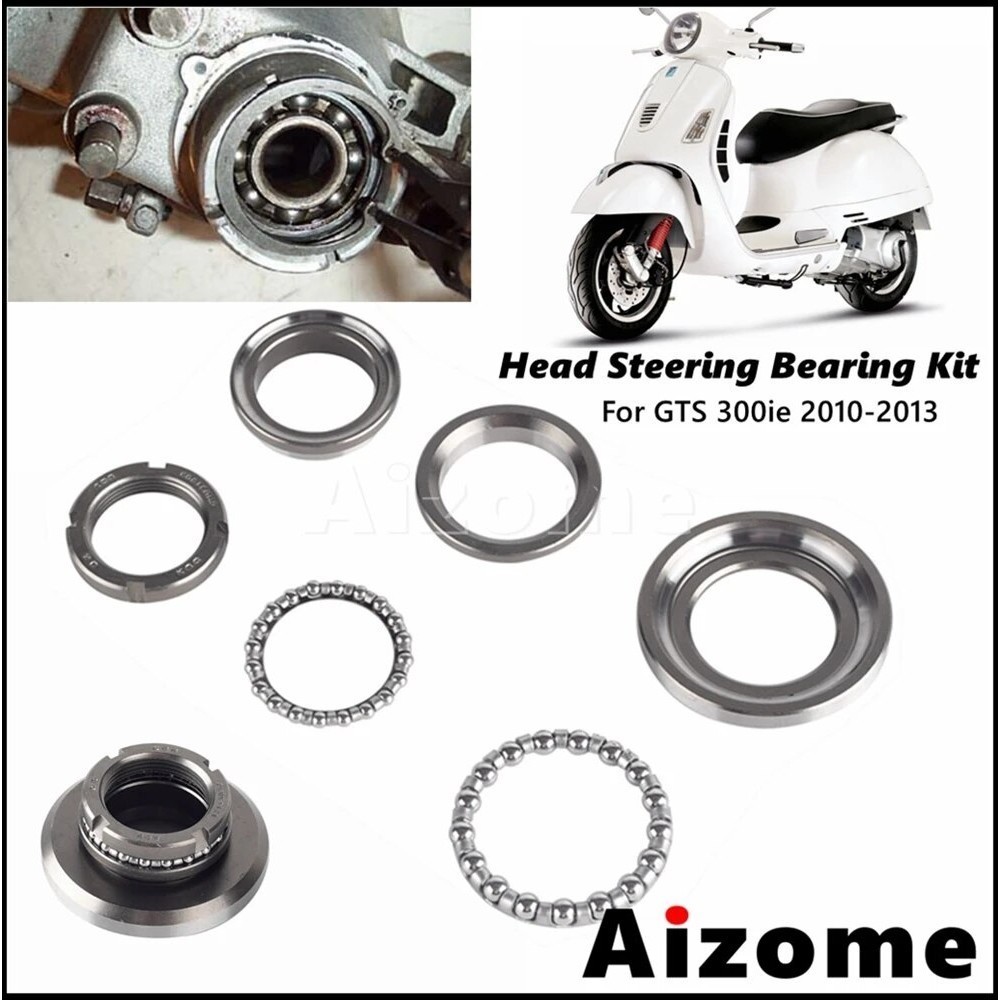 AI Stainless Steel Scooter Motorcycle Accessories Complete Head Race ...