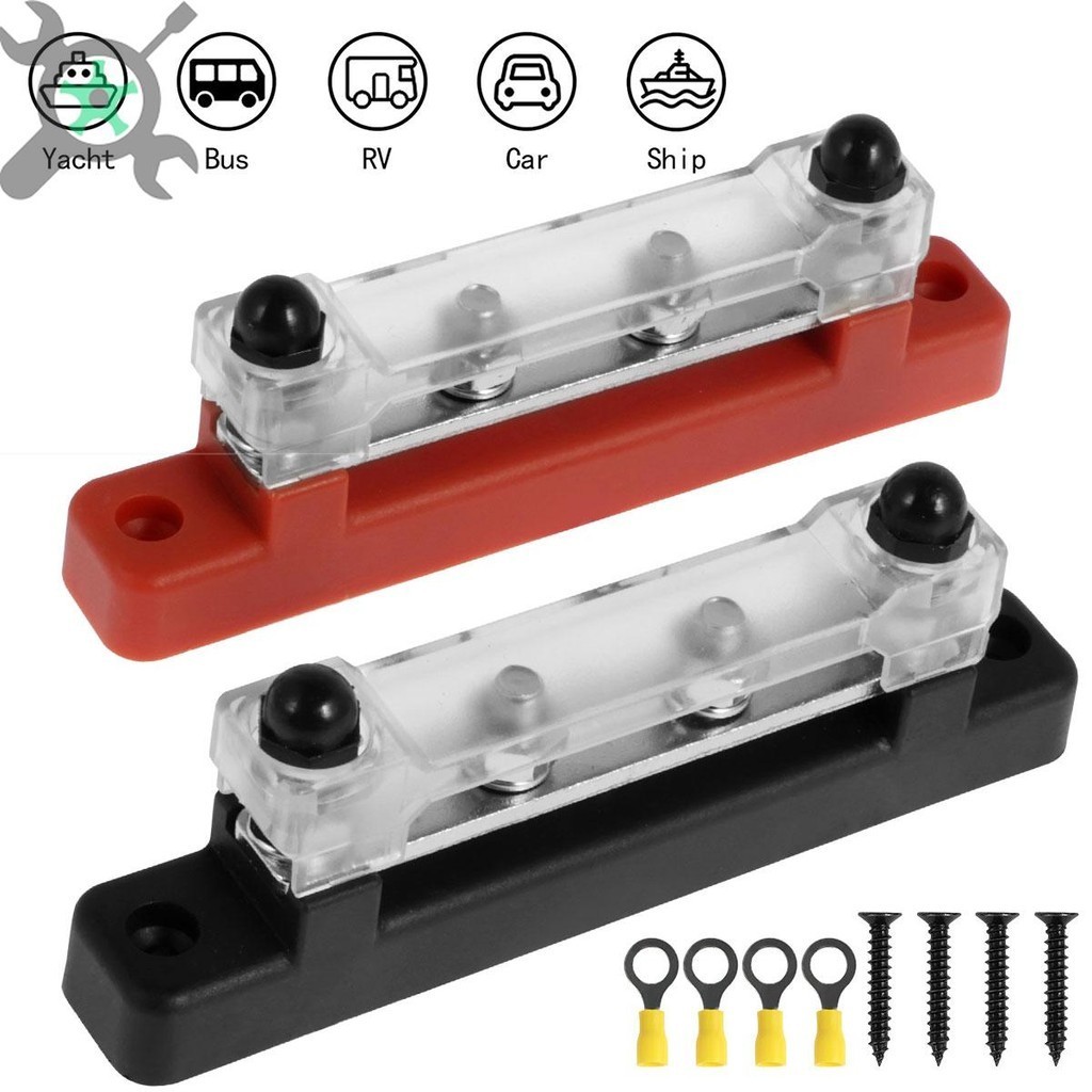 2 ชิ ้ น 4 ทิศทางแบตเตอรี ่ Terminal Distribution Block 150A 48V ทนควา ...
