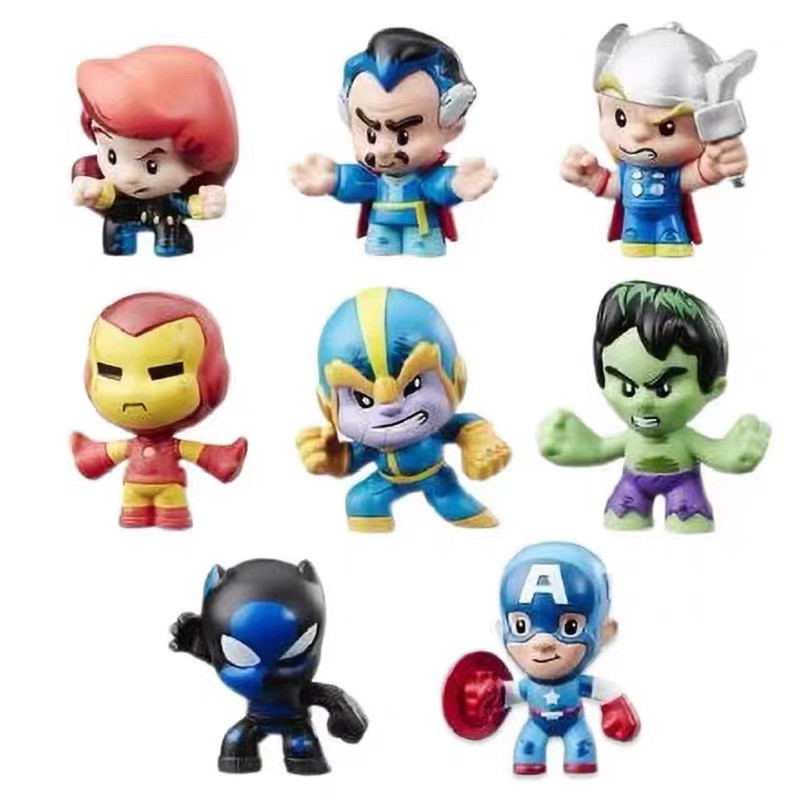 Hasbro Mini Superhero Mystery Box Iron Man กัปตันอเมริกา Hulk Thor ...