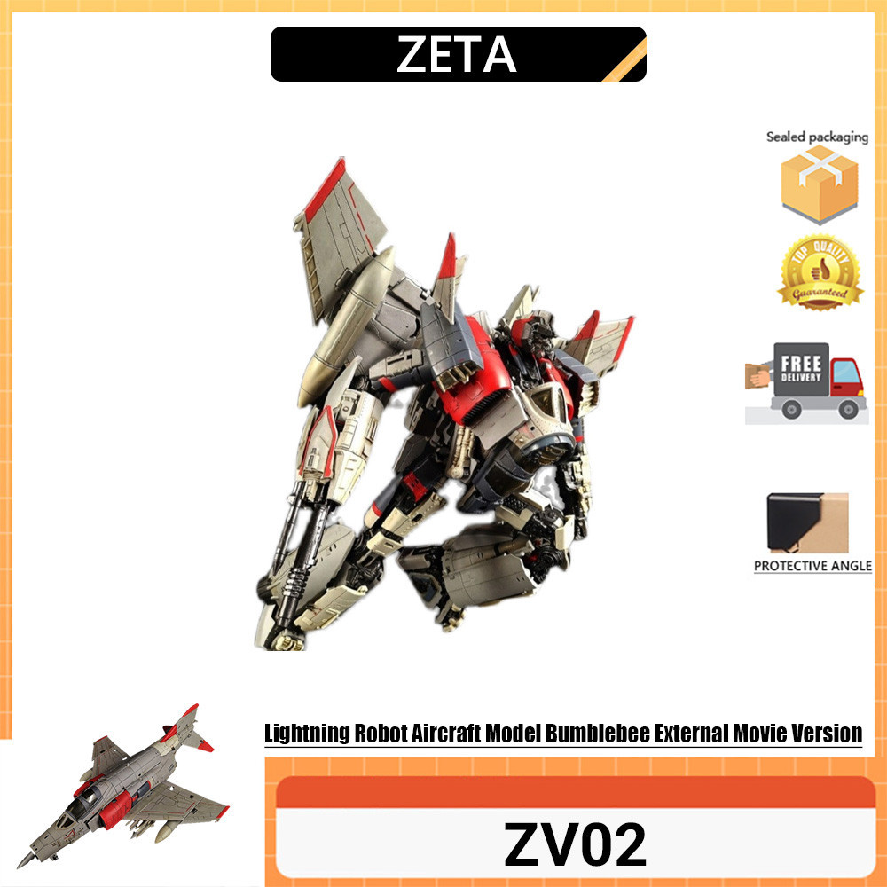 Zeta ZV02 Transforming Toy Bumblebee Gaiden Movie Version Lightning ...