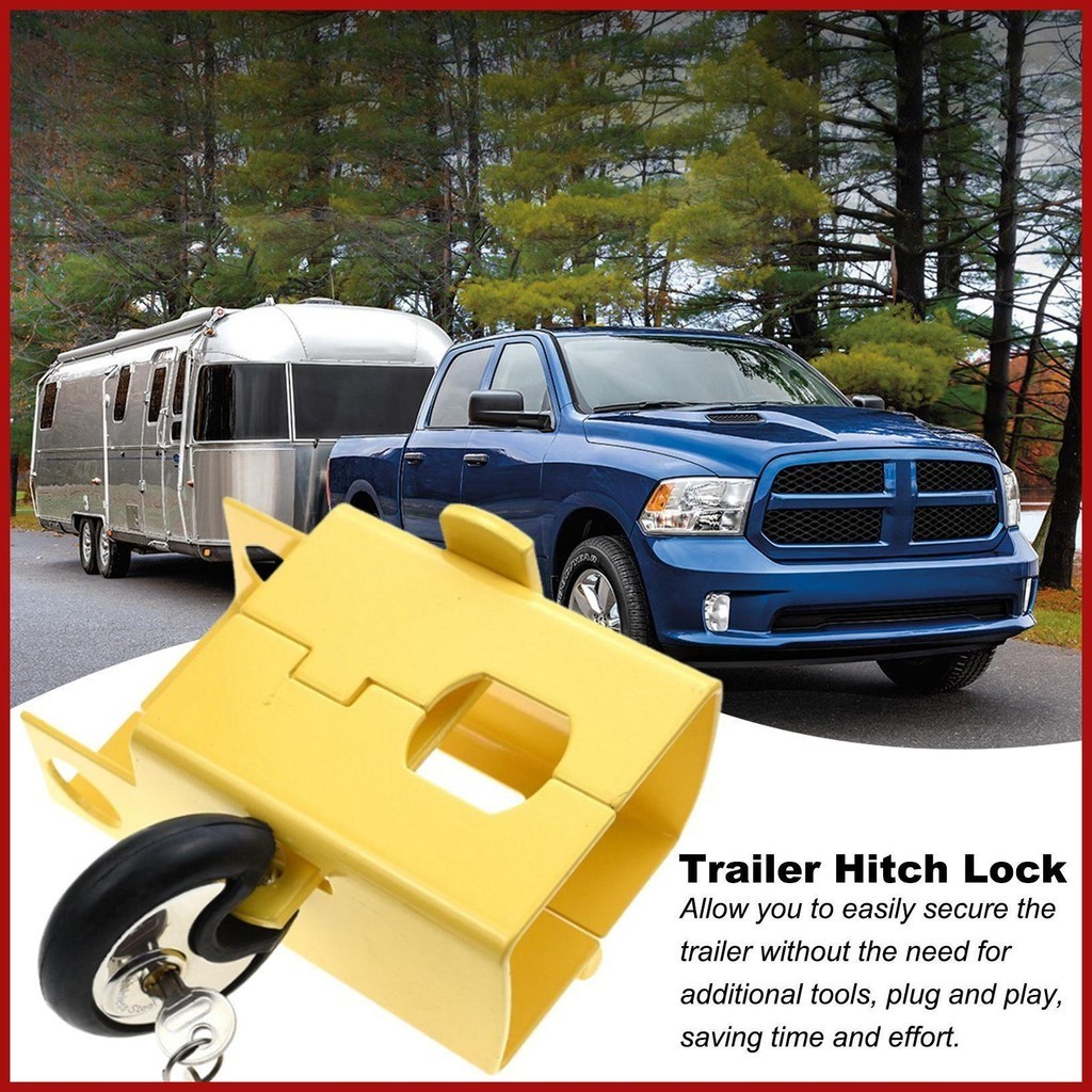 Trailer Coupler ล็อค Solid Trailer Hitch Pin ล็อค Generic Anti-Theft ...