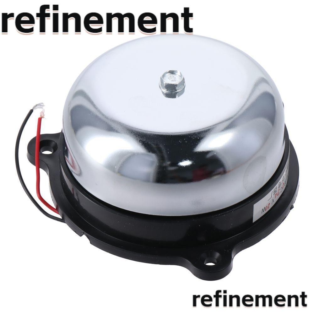 Refinement รอบภายใน Strike Electric Bell, สแตนเลสสีดํา 4in แหวนไฟฟ้า ...