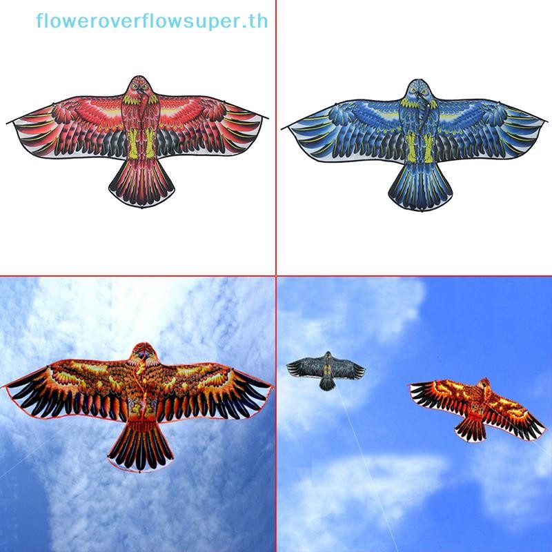Fsth เด็ก 1.2 M แบน Eagle Kite 100 M Kite Line เด็ก Flying Bird Kites ...