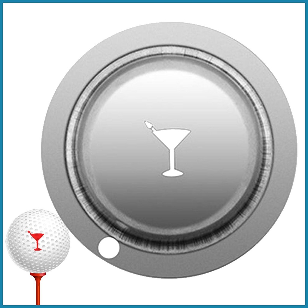 Golf Ball Marking Stencil สแตนเลส Golf Ball Alignment Stencil ความแปลก ...
