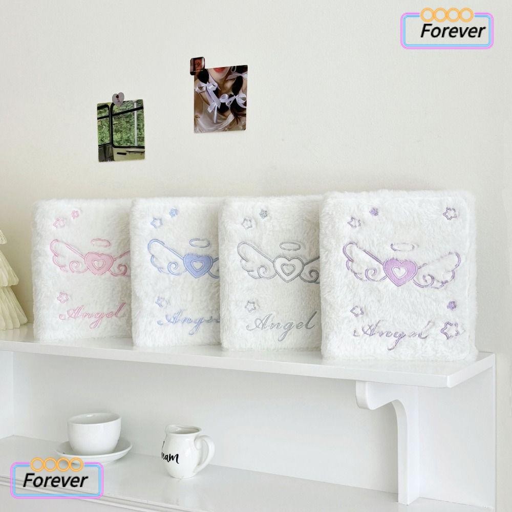 อัลบั้มภาพ FOREVER, Binder Angel Heart Wings Plush Card Album, Creative ...