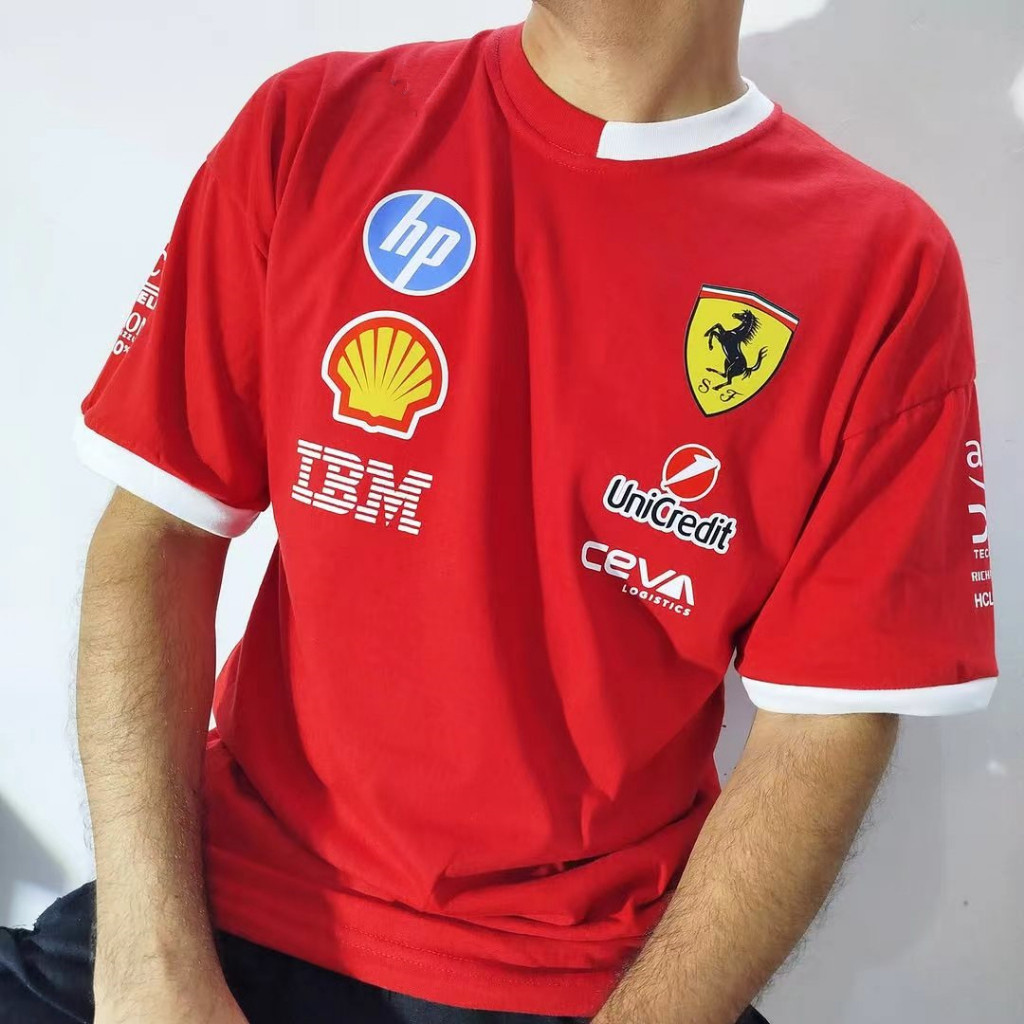 ใหม่ 2025 2026 F1 Scuderia Ferrari POLO Shirt Team T-Shirt II 1:1 ...