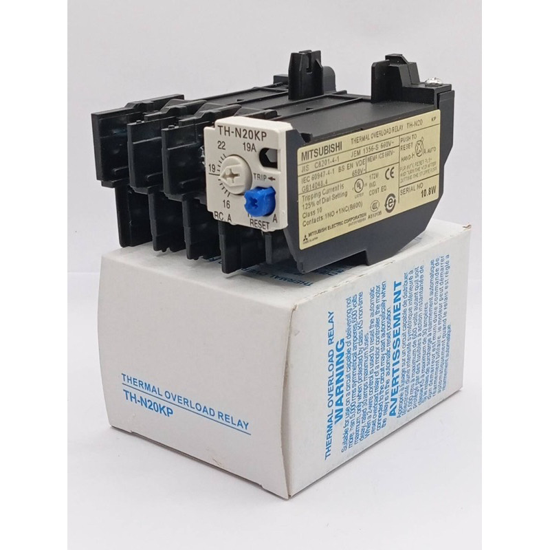 โอเวอร์โหลด THERMAL OVERLOAD RELAY TH-N20KP 19aกลาง 16-22a | Shopee ...