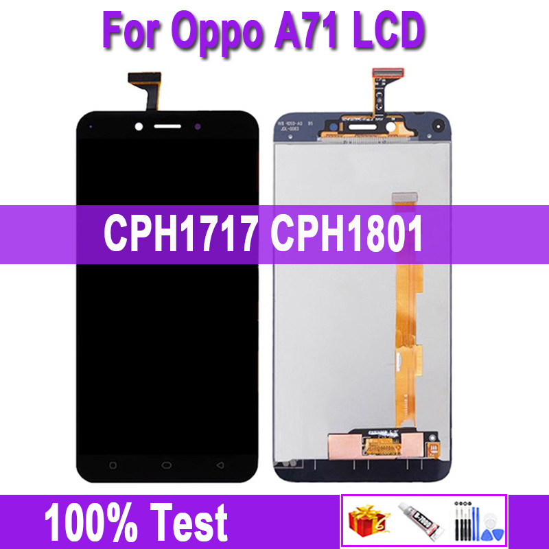 5.72" จอ LCD ดั้งเดิมสำหรับ OPPO A71 ชิ้นส่วนจอสัมผัสทดแทนสำหรับ OPPO ...