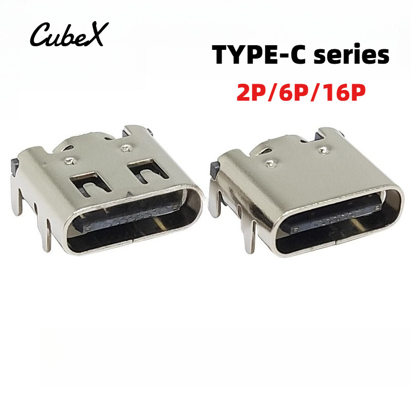 20 ชิ้น Type-C หญิงซ็อกเก็ตเชื่อมต่อ USB3.1 2P/6P/16P HD พอร์ตส่ง 4Pin | Shopee Thailand