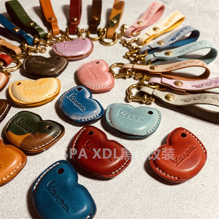 เคสกุญแจรีโมทรถยนต์ หนังวัวแท้ แฮนด์เมด สําหรับ Biajo Vespa Spring ...