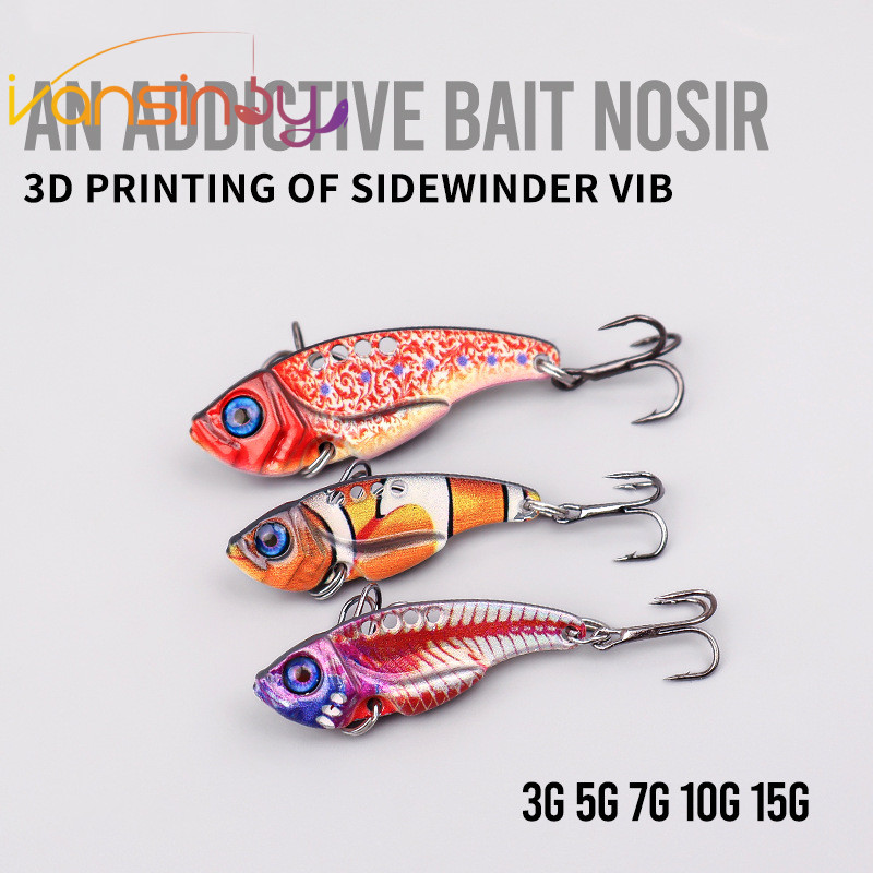เหยื่อตกปลาโลหะ VIB พิมพ์ลาย 3D พร้อม 4 รู สําหรับตกปลาเทราท์ วอลเลย์ | Shopee Thailand