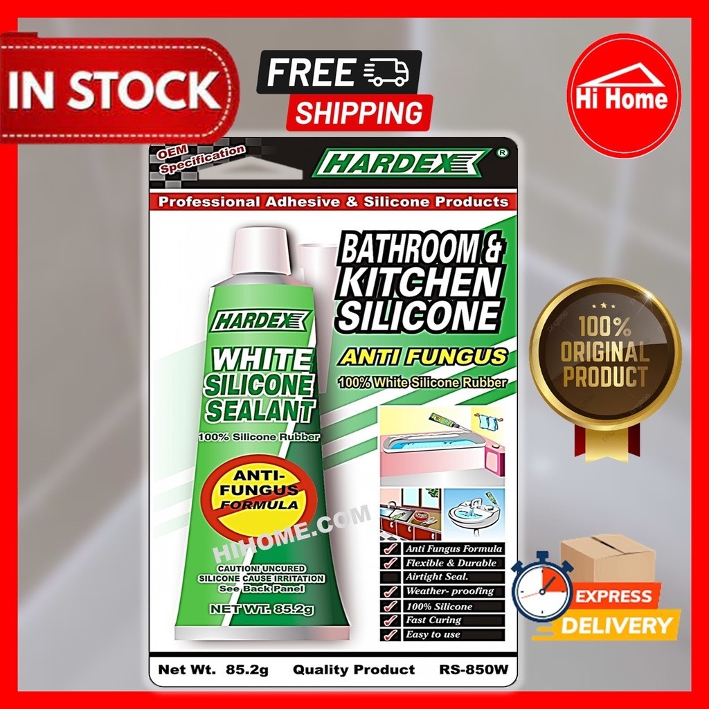 Hardex Bathroom & Kitchen ซิลิโคนป้องกันเชื้อรา 85.2g RS-850W Getah ...