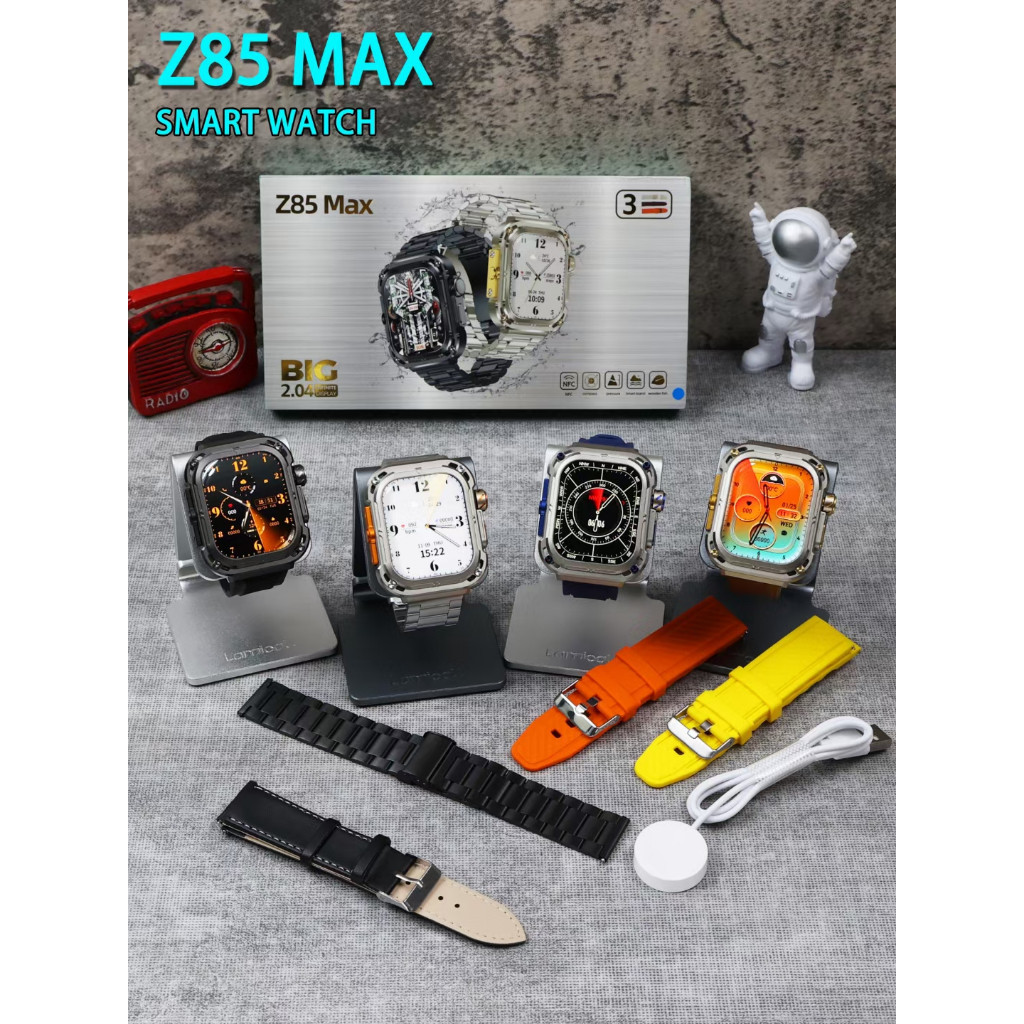 2024 ใหม ่ Z85 MAX สมาร ์ ทนาฬิกา 3 ใน 1 ผู ้ ชายผู ้ หญิง Heart Rate ...