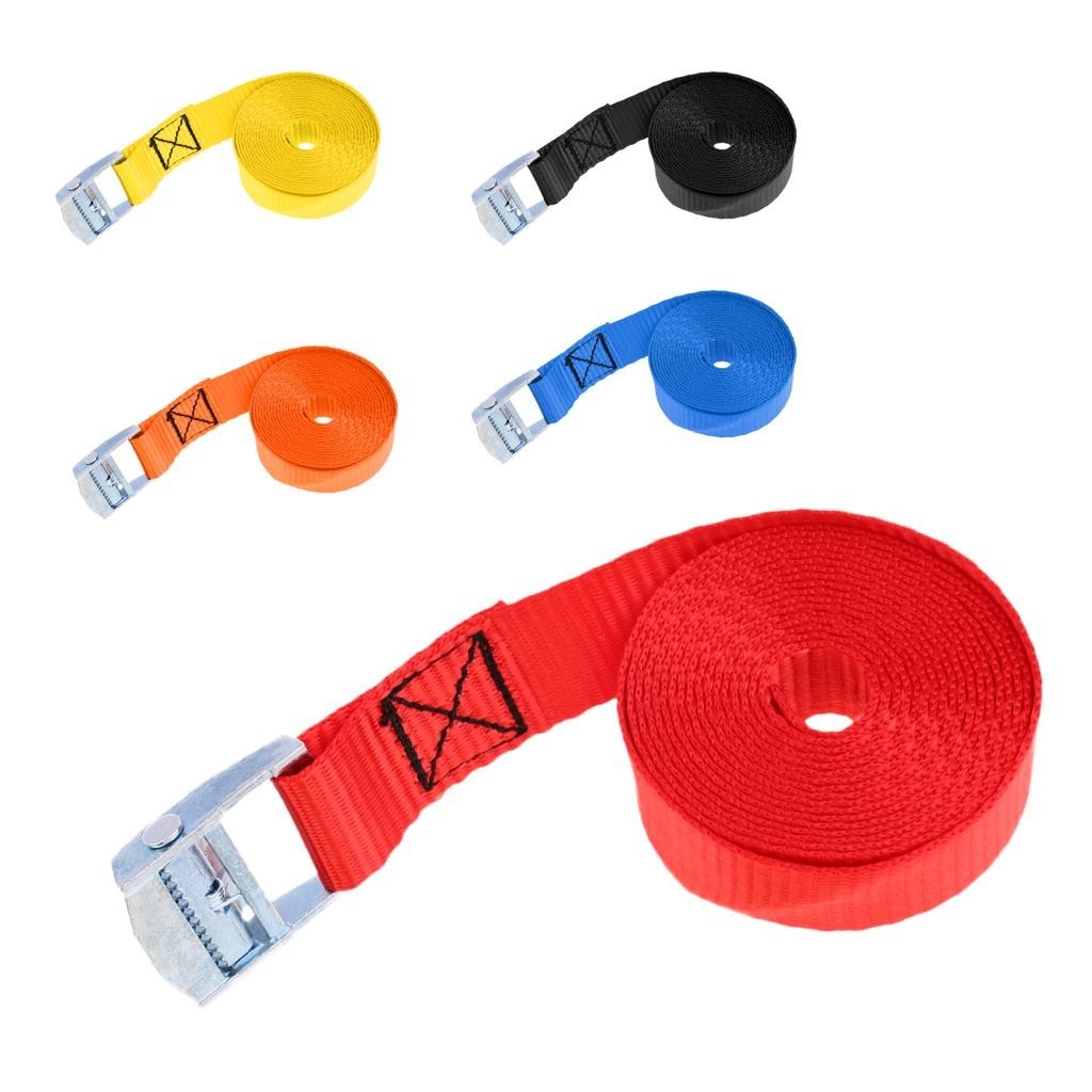 [unjitsh ] Heavy Duty Metal Cam Buckle tie Straps Roof Racks Trailers ...