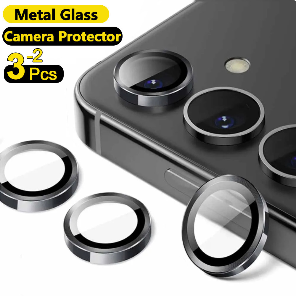 กล้องเลนส์ป้องกันแหวนแก้วโลหะกล้องเลนส์ป้องกัน Samsung Galaxy A16 A06 A55 A35 A25 A15 A05S A05 ...
