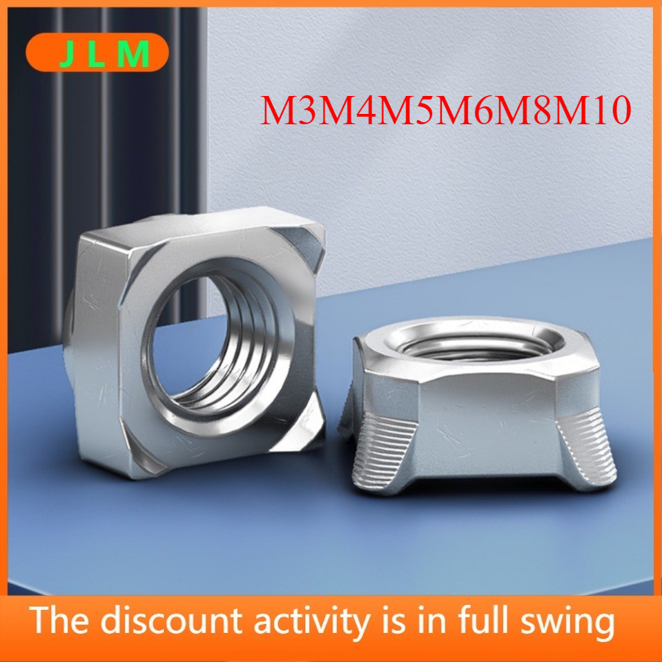 ((JLMP) Type A Square Welding Nut Spot Welding Screw Cap B-Shaped ...
