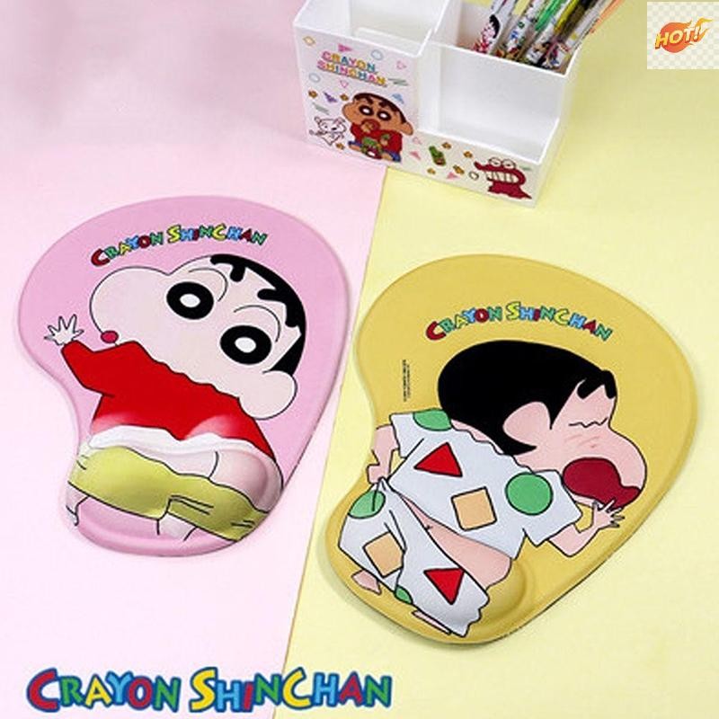 Meet Crayon Shin-chan อะนิเมะแผ่นรองเมาส์ซิลิโคนข้อมือ 3D Gaming ...