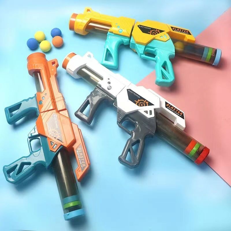 Children's Toy Air Pressure Gun Shotgun Rifle Manual Soft Bullet Gun ...