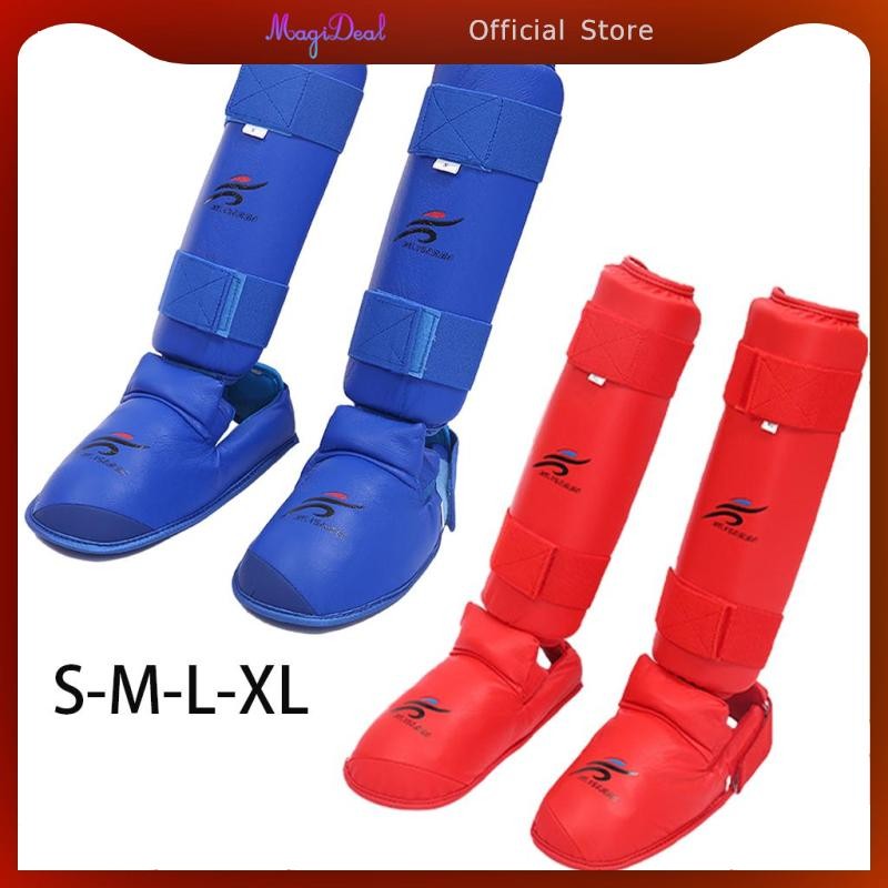 สนับแข้ง MagiDeal | Mma Leg Guards สําหรับคิกบ็อกซิ่งไทย คาราเต้ ...