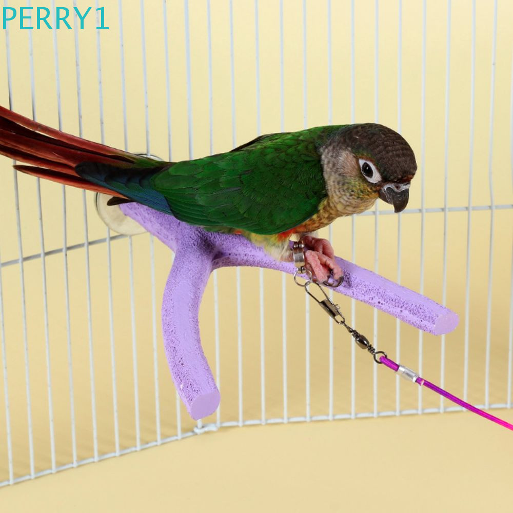 Perry Bird ยืน Perches Stick, Y/T รูปเรซิ่นนกบด Claw Stick, Bird Cage ...