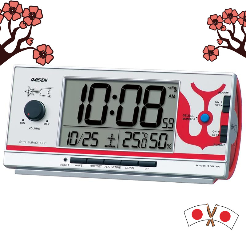 "Seiko Alarm Clock – Character Digital Desk Clock, Ultraman RAIDER ...