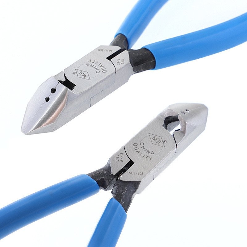 คีมตัดเฉียง MJL ขนาด 6 นิ้ว ชนิด E พร้อมรูปอก 2 รู คีมปอก 1.5 มม./2 มม. ...