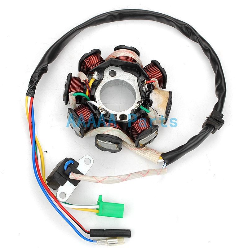 Gy6125-150cc เครื่องยนต์ระดับ 8 มอเตอร์แม่เหล็กคอยล์เครื่องกําเนิดไฟฟ้า ...