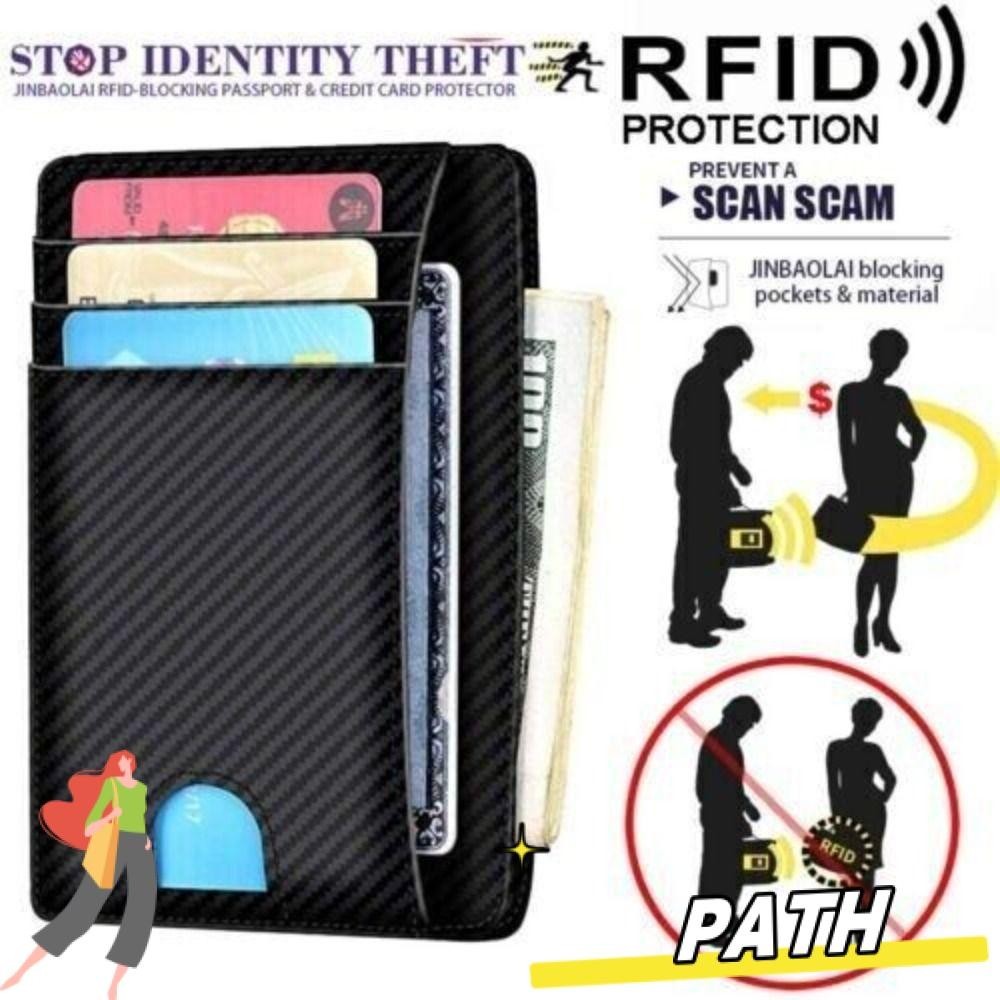 Path RFID Blocking Wallet Ultra Thin Credit Card Holder Business Card ...