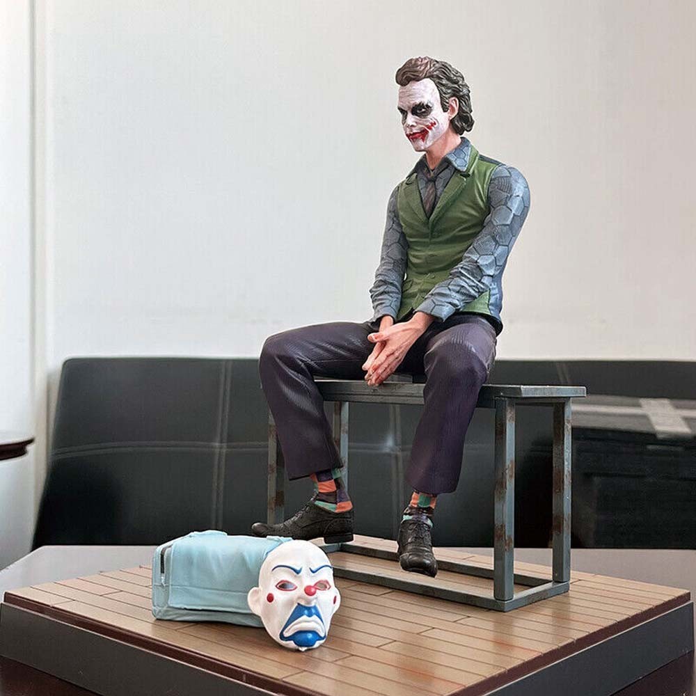 Marvel Joker Suicide Team Heath Ledger Sitting Clown Dc Beauty Model ...