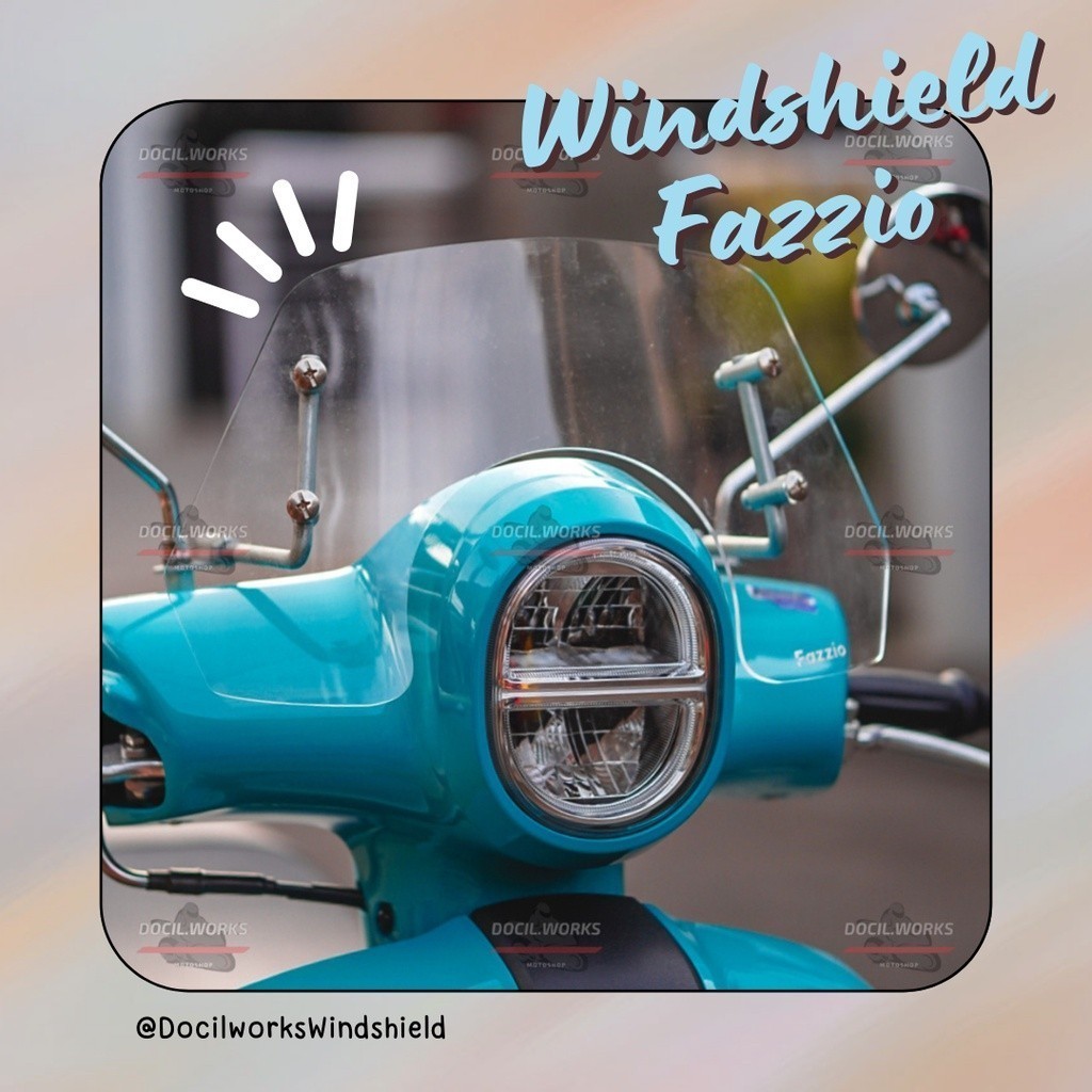กระจก FAZZIO 125 VISOR FAZZIO 125 Shield FAZZIO VISOR FAZZIO -DV SHOP ...