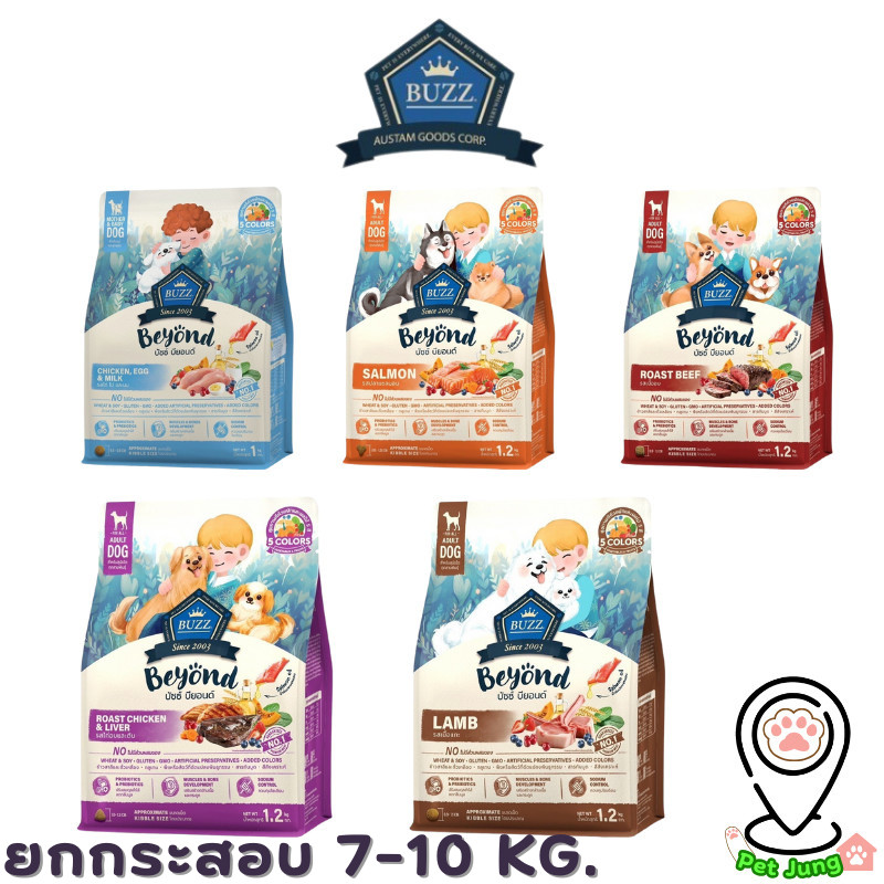 Buzz Beyond Dog อาหารสุนัข เกรดพรีเมี่ยม กลูเตนฟรี ขนาด ยกกระสอบ 7-10 ...