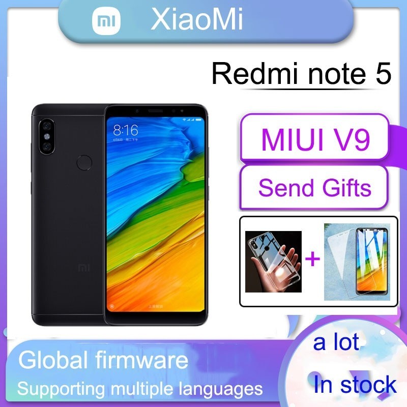Xiaomi Redmi Note 5 สมาร์ทโฟน 6G 128G Snapdragon 636 2160 * 1080 5.99 หน้าจอกล้องสีความละเอียด ...