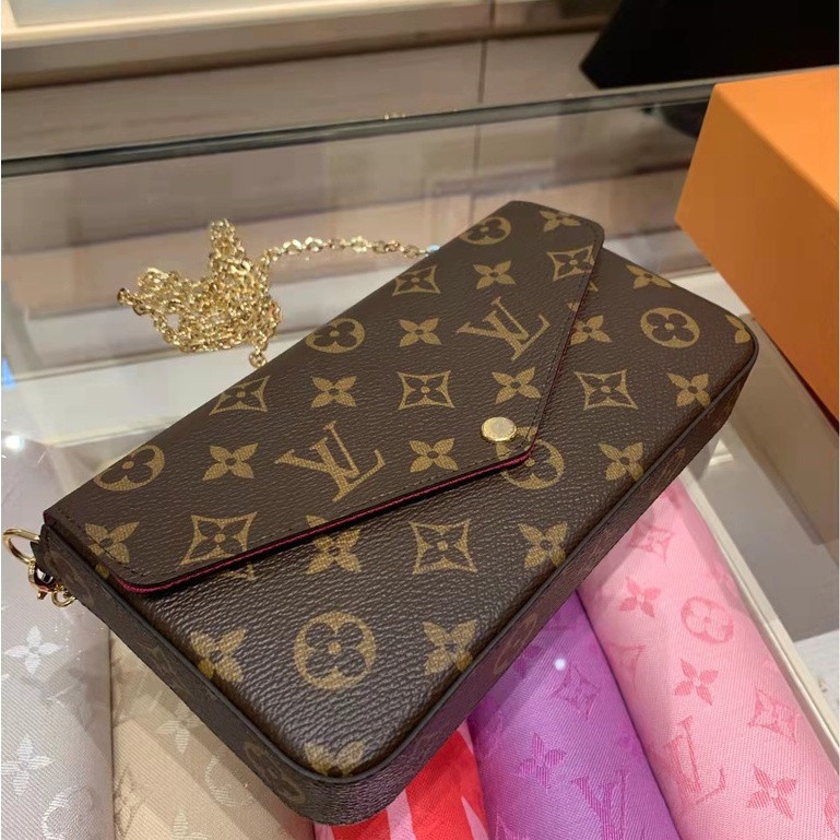 ของแท ้ 100 % /Louis Vuitton/LV/Three-in-One /Underarm Bag/กระเป ๋ า ...