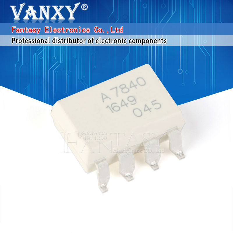 5pcs HCPL7840 SOP8 HCPL-7840 SOP-8 A7840 SOP HCPL-7840-500E photoelectric coupler ส่วนประกอบ ...