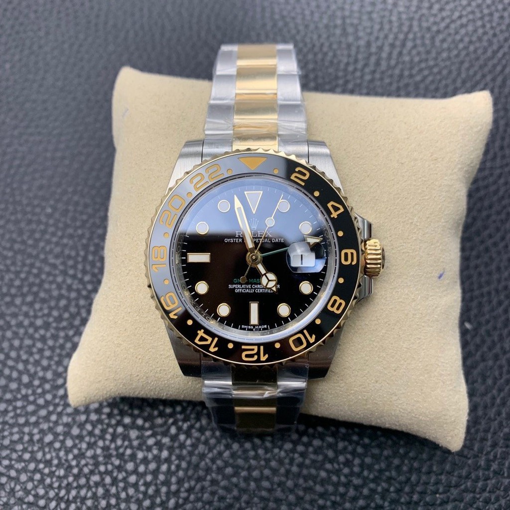Rolex GMT Master II 40 มม . พร ้ อม date-semi gold | Shopee Thailand