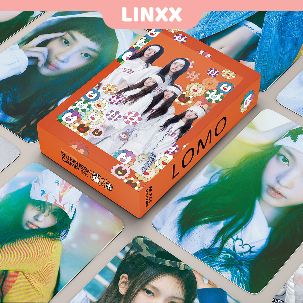 Linxx 55 ชิ ้ น NEWJEANS BUNNIES CAMP Album Lomo Card Kpop Photocards ...