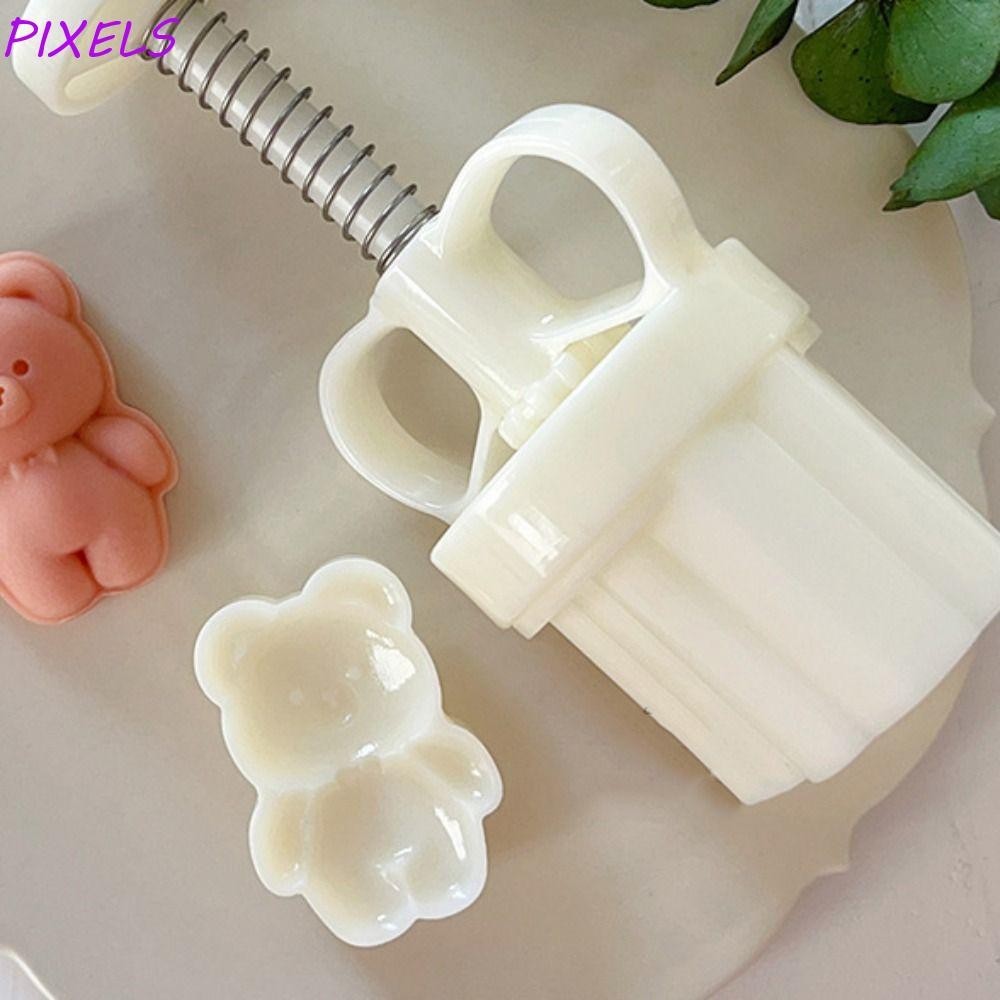 Pixelsky Mooncake Mold, Creative 30g Muppet Bear Mold, เครื ่ องมือห ้ ...