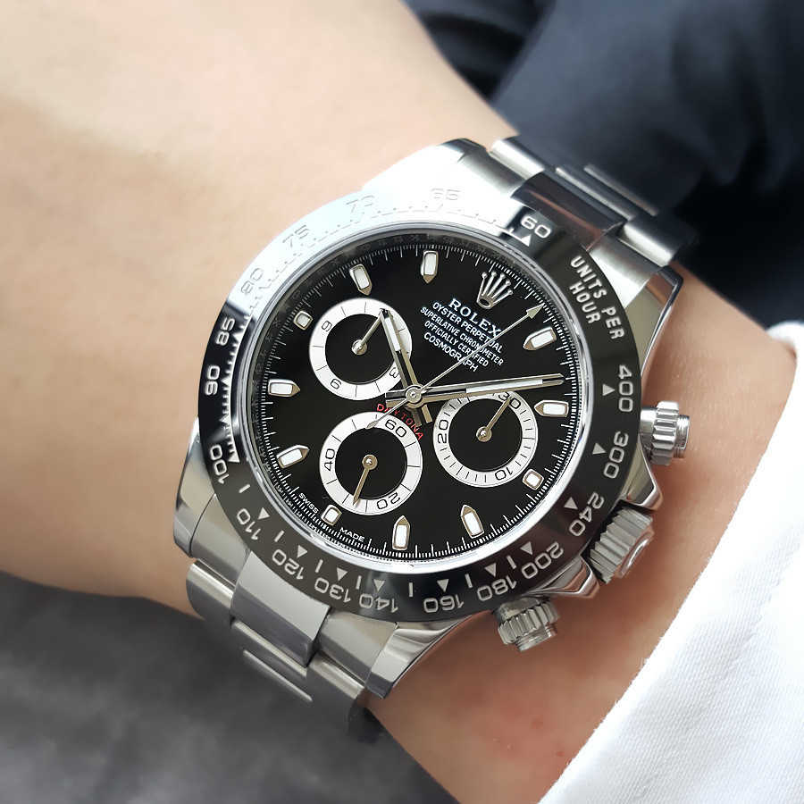 Rolex Rolex Black Panda Disc Daytona Chronograph Automatic Mechanical ...