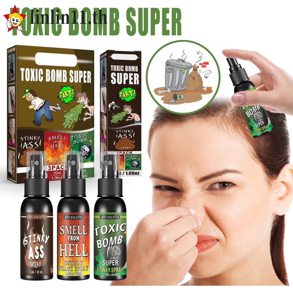 30ml สเปรย์ผายลมตูด Stink 30ml กลิ่น Nsty Like Ass Spray ดีกว่าระเบิด ...